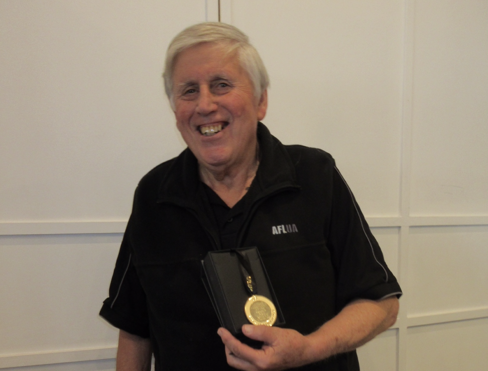 Ron Bailey honoured with Lifetime Achievement Award - AFLUA