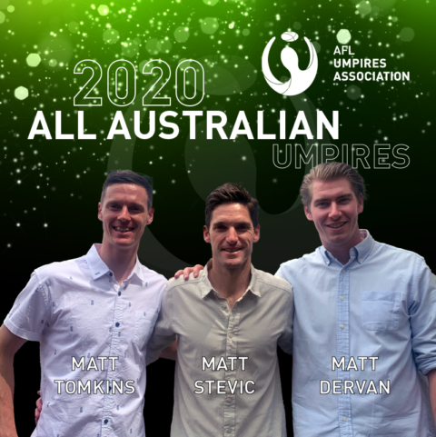 2020 All-Australian umpires - AFLUA
