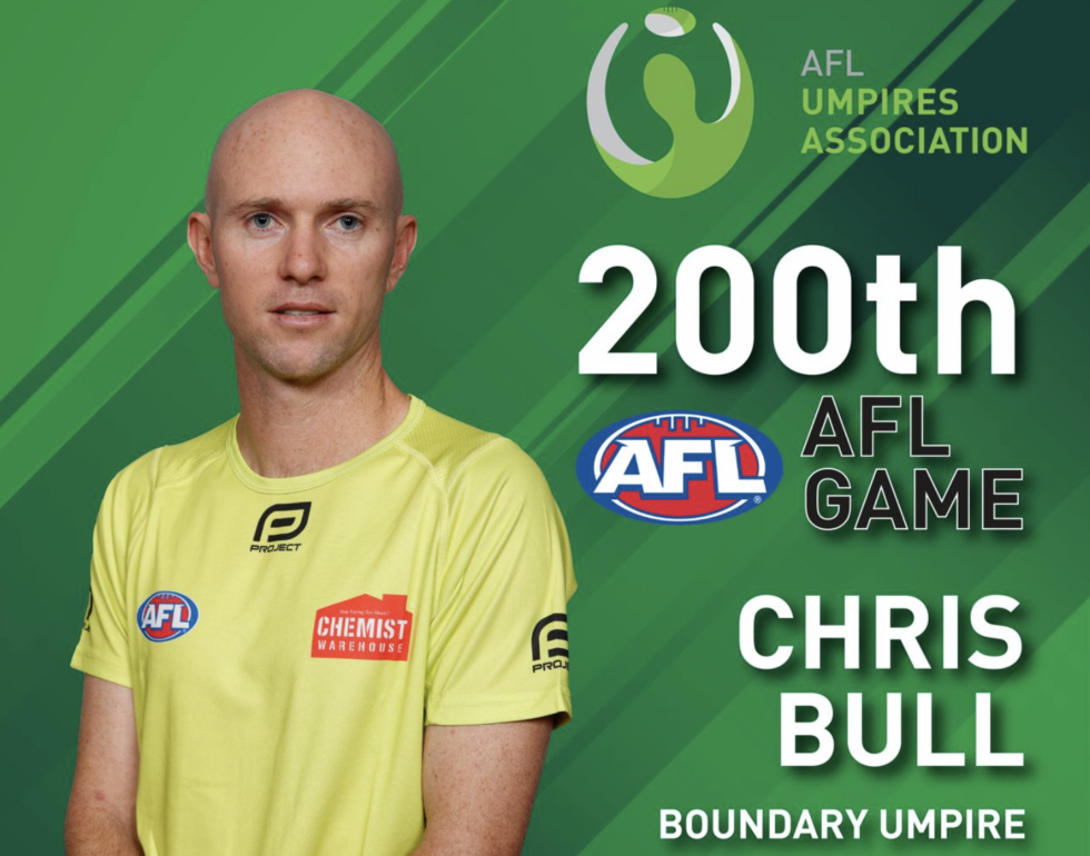 Chris Bull 200th AFL Game - AFLUA