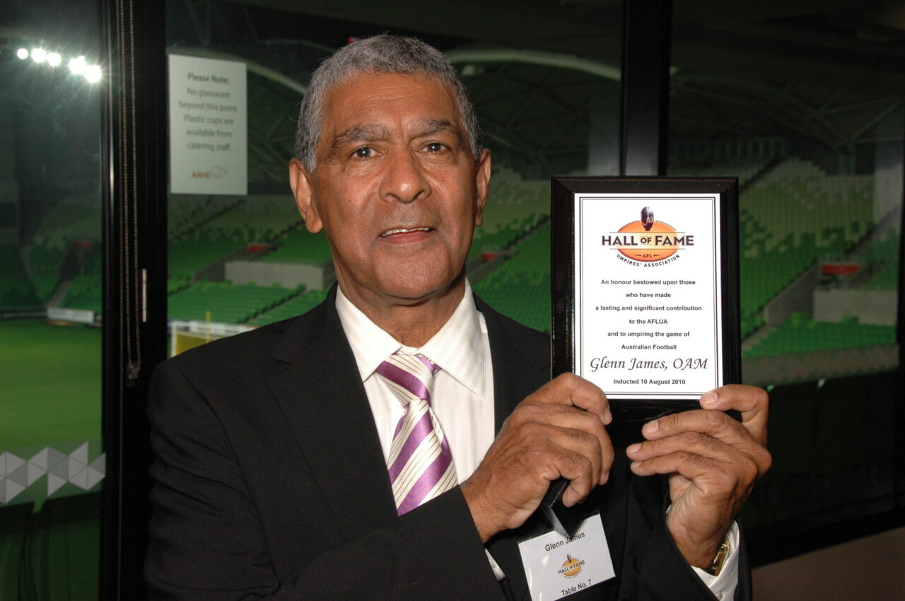 GLENN JAMES OAM RECOGNISED - AFLUA