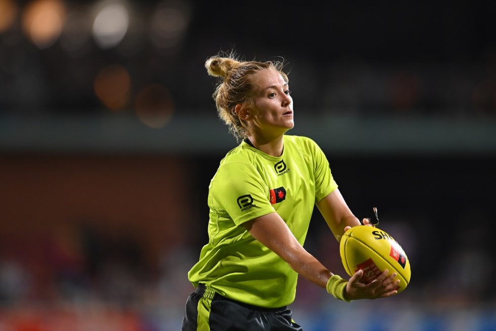 Gabby Simmonds' record 50th - AFLUA