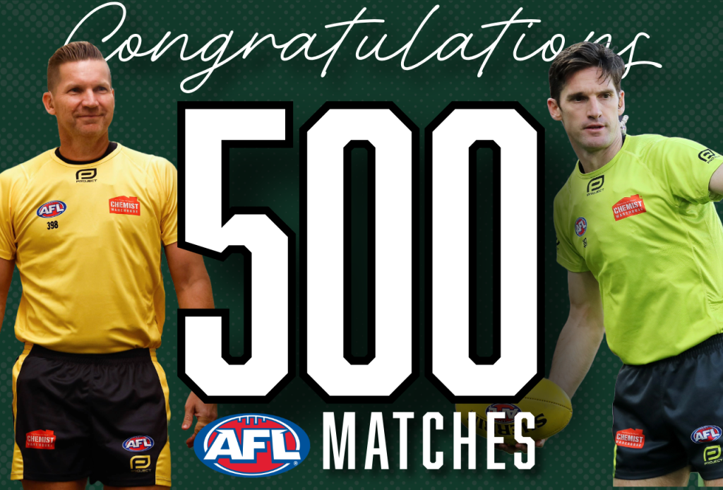 The Milestone Duo - Meredith and Stevic reach 500 - AFLUA