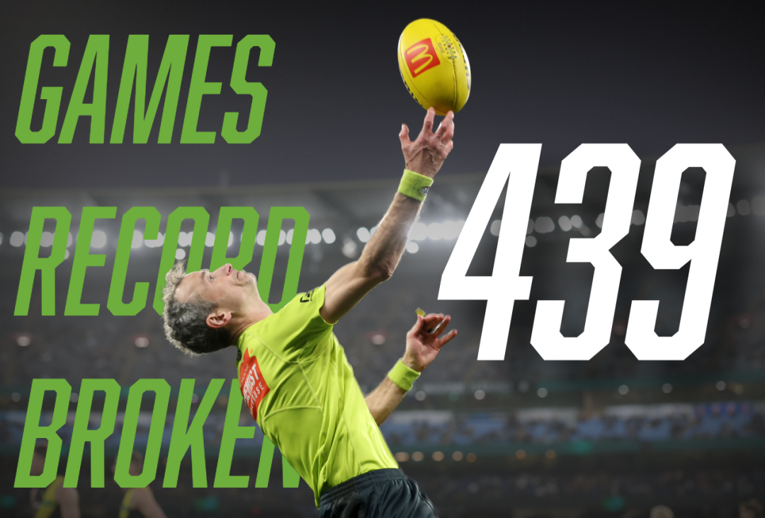 Burrows Breaks Games Record - AFLUA